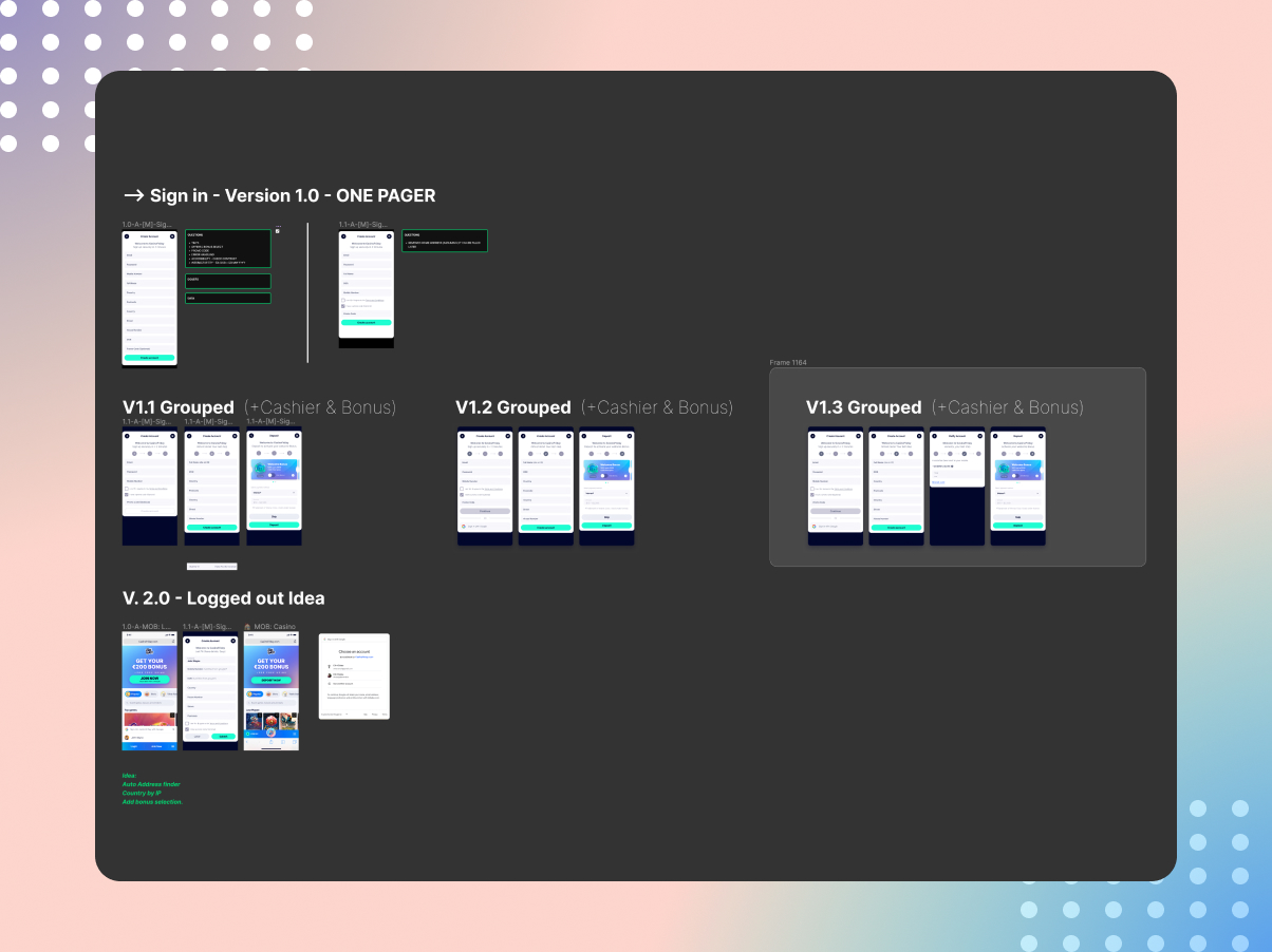 Registration Funnels – Clint Galea | Senior Product Designer